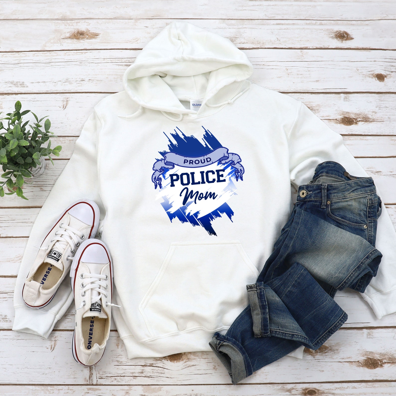 Police Mom Hoodie Police Mom Sweaters for Police Moms - Etsy