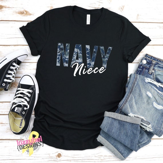 Navy Niece NWU Camo Family Shirt - Etsy