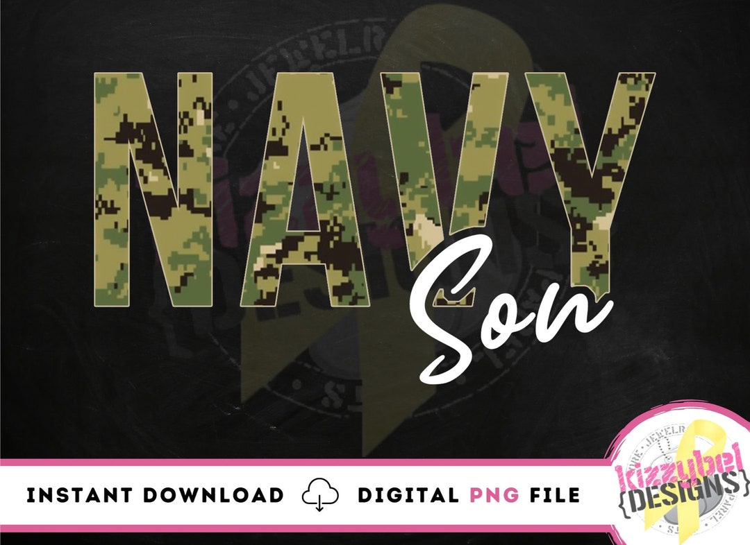 Digital Navy Son PNG File, Digital Download, Digital Clipart, US Navy ...