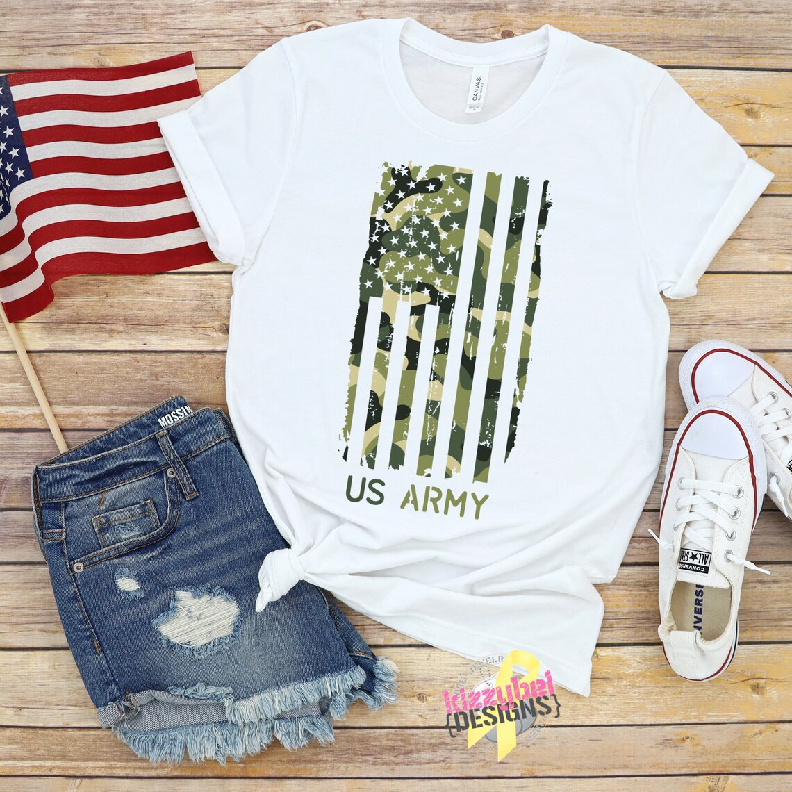 US Army T-shirt Army Girlfriend Gift for Army Mom Outfit - Etsy