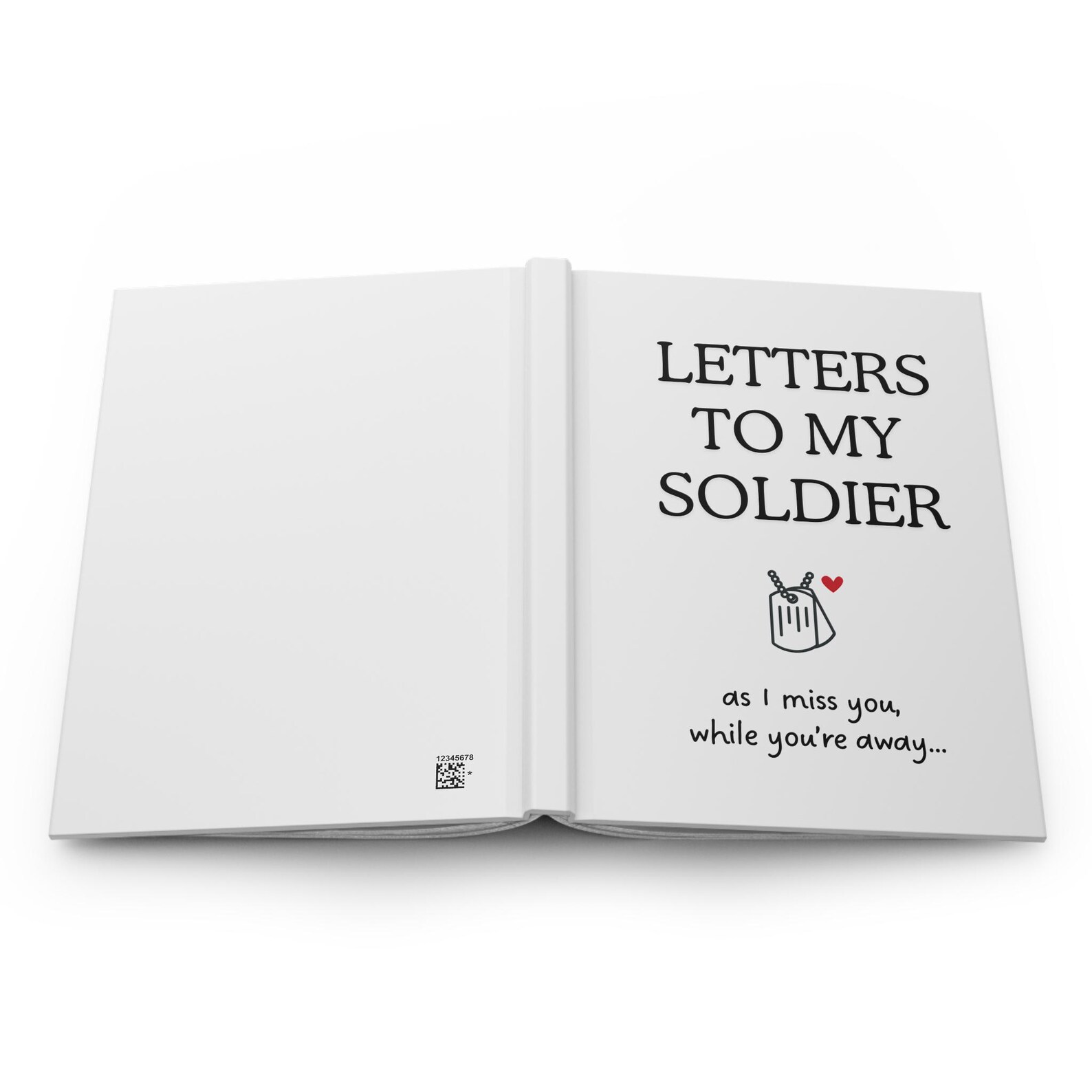 Letters to My Soldier Journal, Army Wife Notebook, Military Keepsake ...