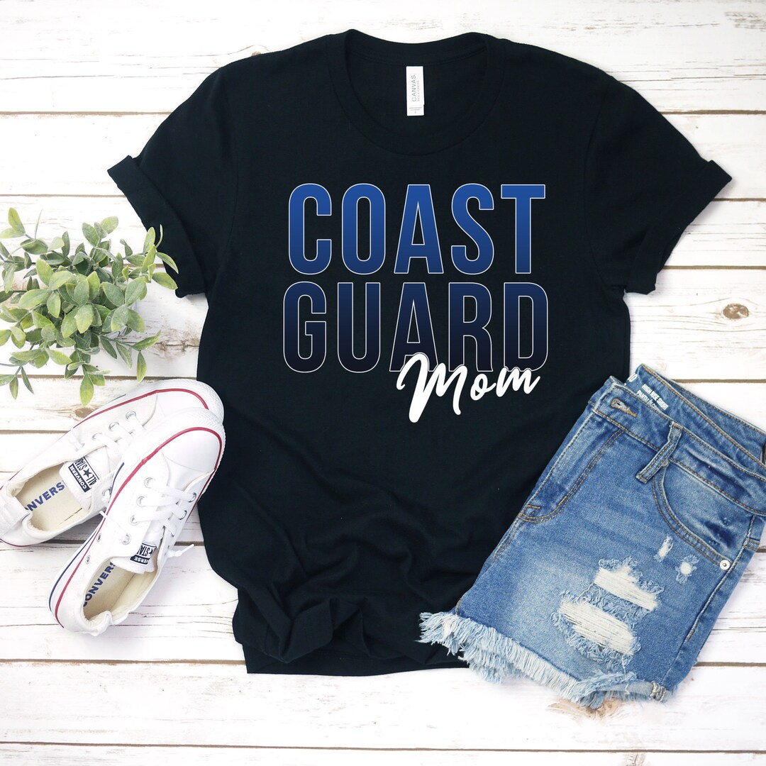 Coast Guard Mom Shirt, USCG Mom Gift, United States Coast Guard Mom ...