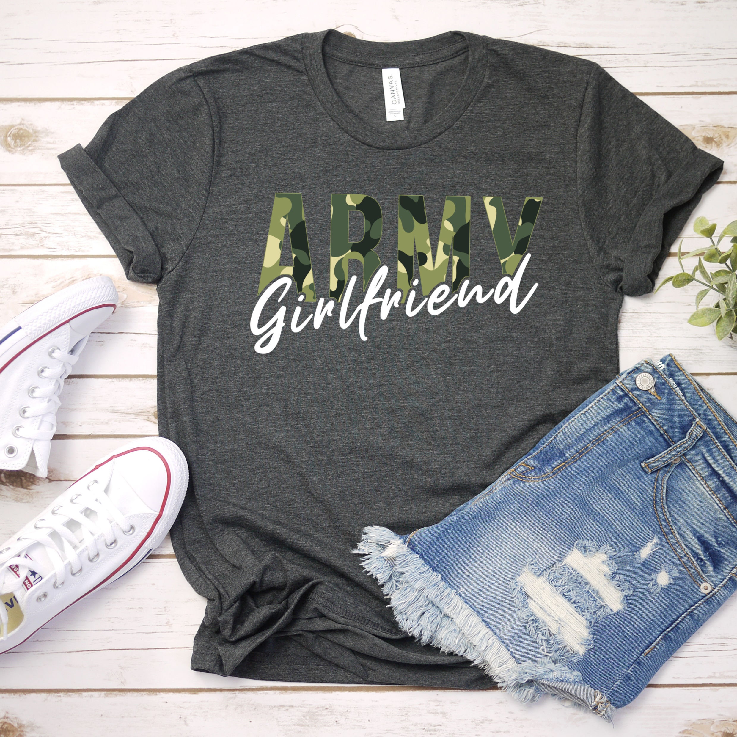 Army Girlfriend Shirt Gift for Army Girlfriend US Army GF | Etsy