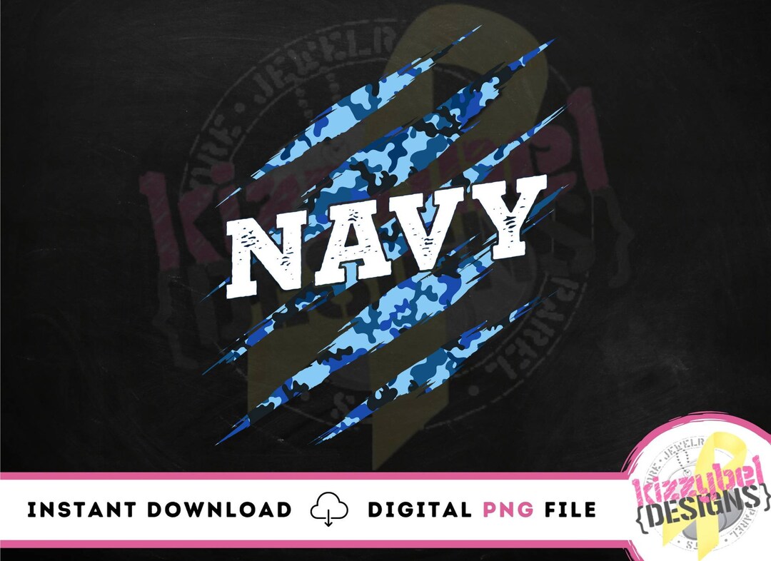 Digital US Navy PNG File Sublimation Png Claw Scratch Navy - Etsy
