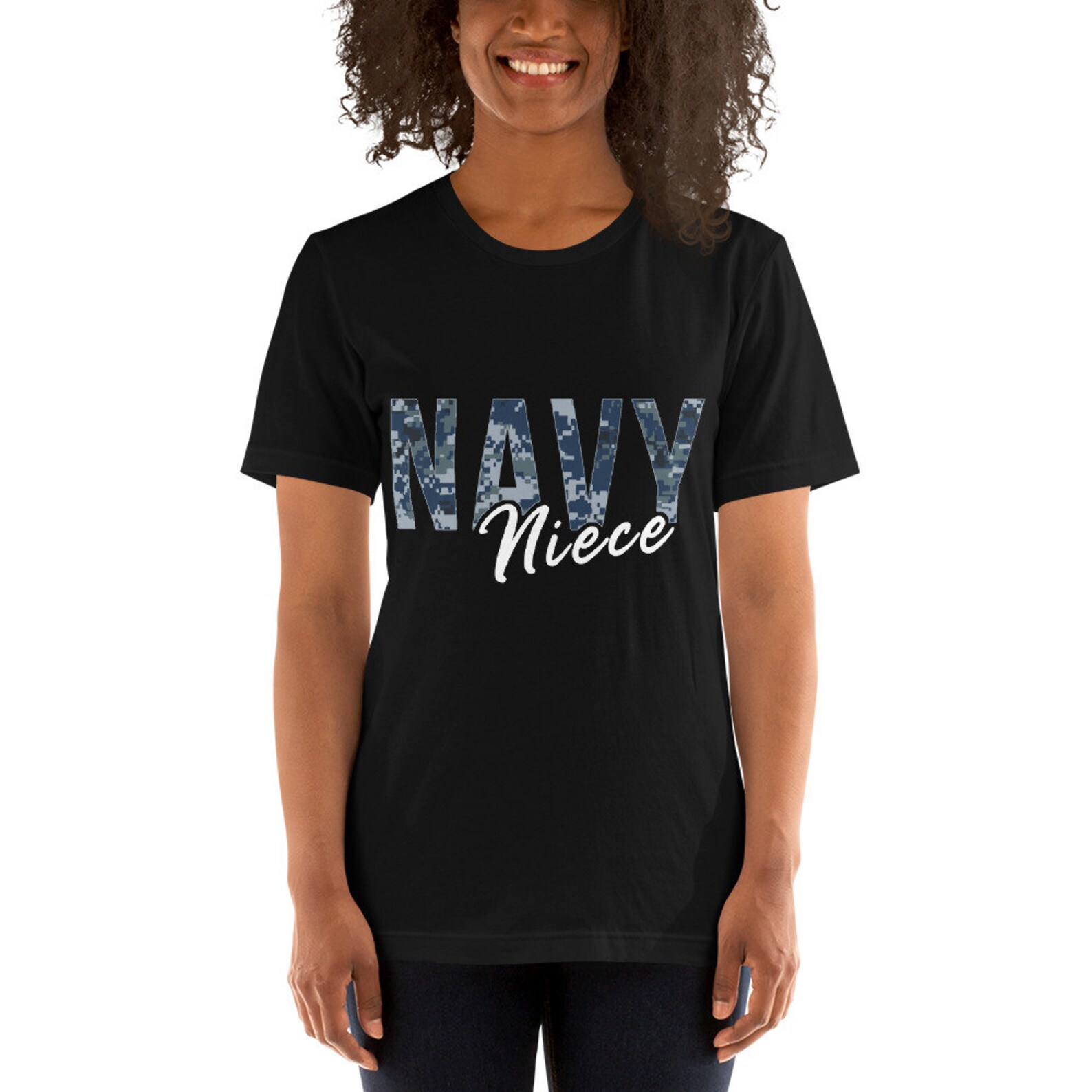 Navy Niece NWU Camo Family Shirt | Etsy