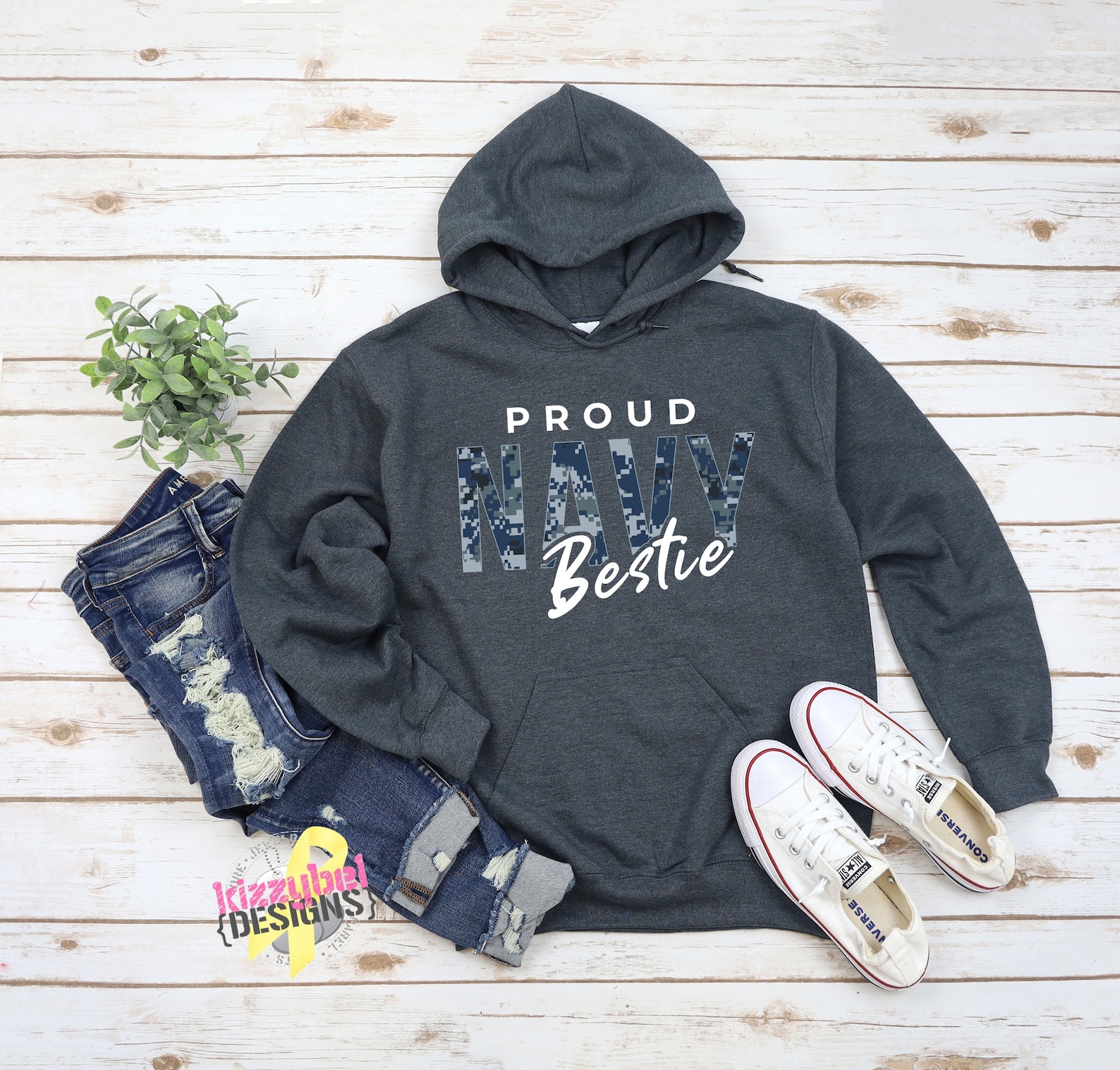 Proud Navy Bestie Hoodie Gift for Navy Best Friend Bestie - Etsy