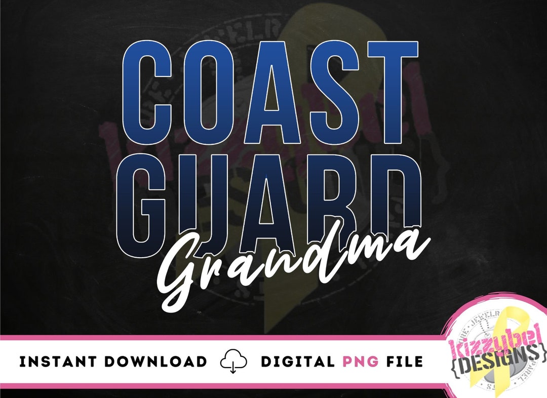 Digital Coast Guard Grandma PNG File, Digital Download, Digital Clipart ...