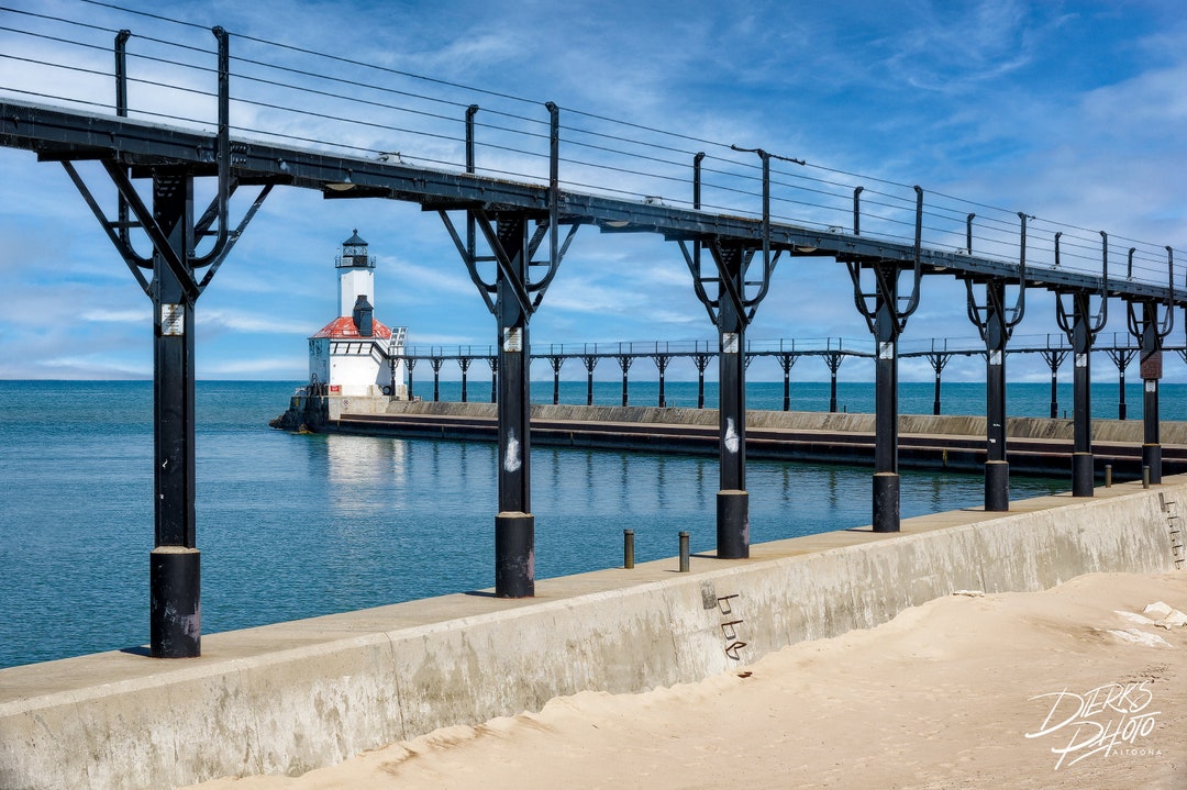 Michigan City Indiana Lighthouse Photo, Lake Michigan Photo, Lighthouse ...