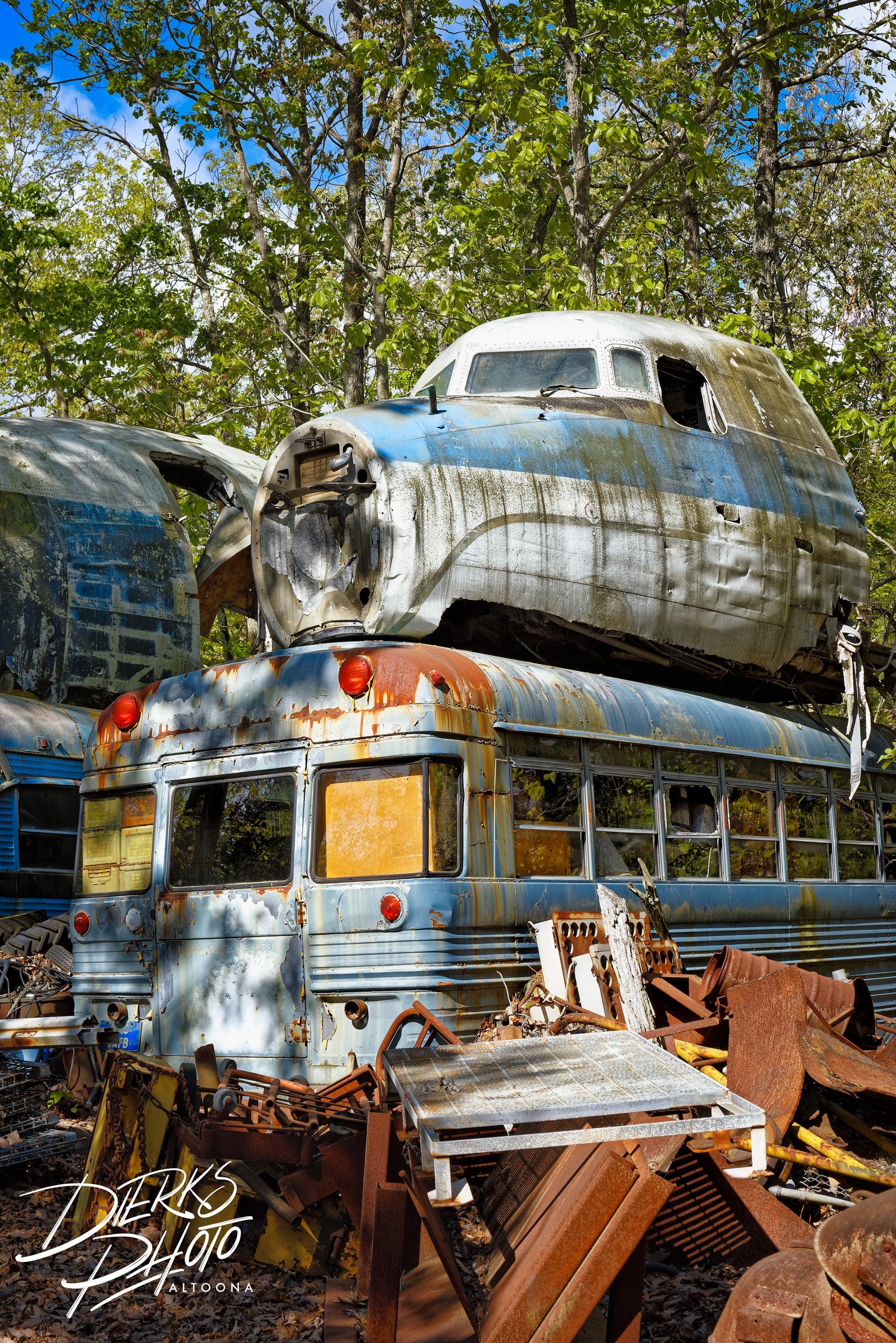Airplane Graveyard, Plane Parts in Junkyard, Scrap Metal Junk Pile ...
