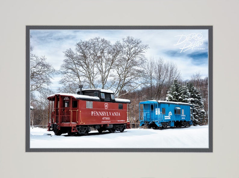 Pennsylvania Railroad Caboose Photo, Conrail Caboose Photo, Train Gift ...