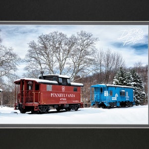 Pennsylvania Railroad Caboose Photo, Conrail Caboose Photo, Train Gift ...