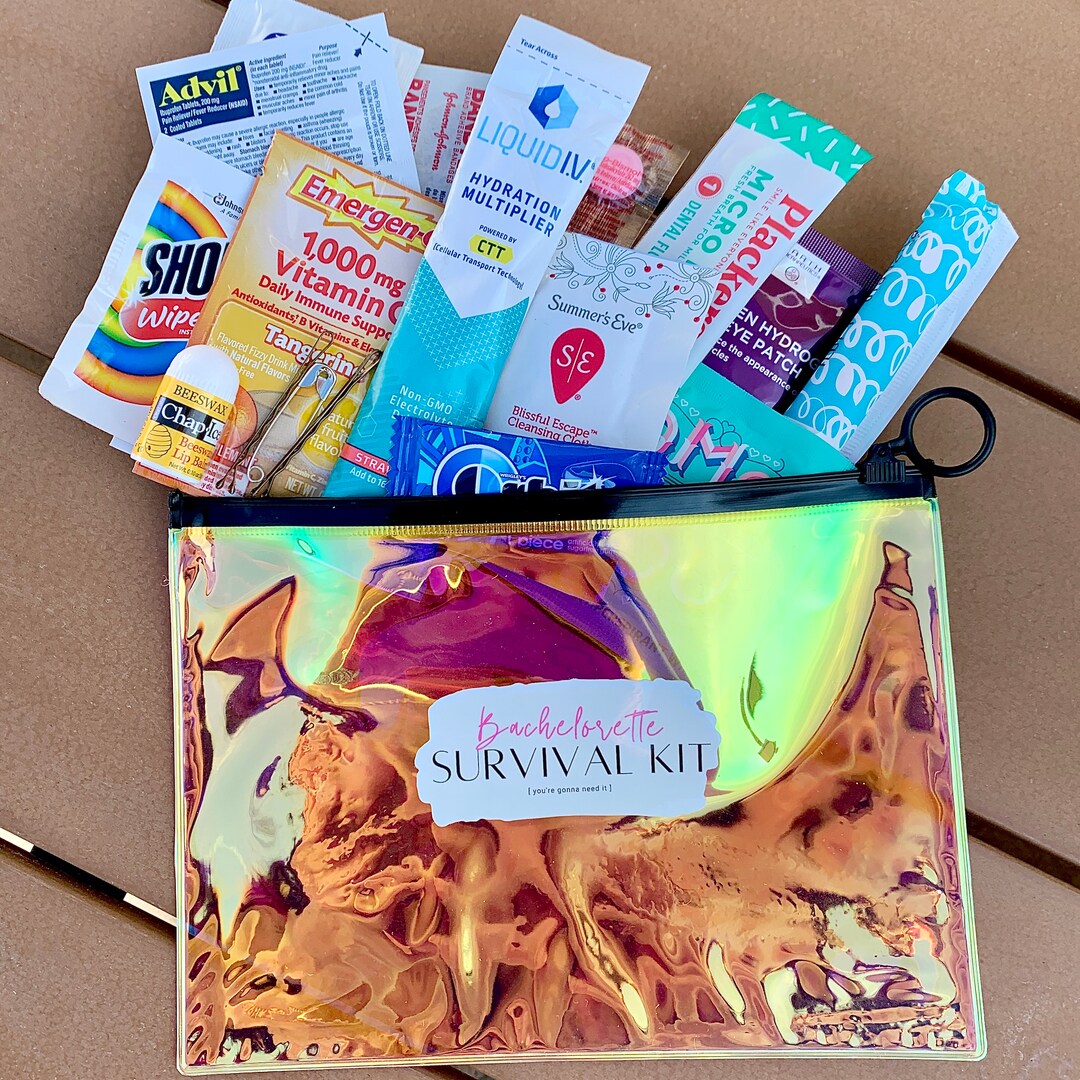 Deluxe Bachelorette Survival Kit | Hangover Kit | Weekend Survival ...