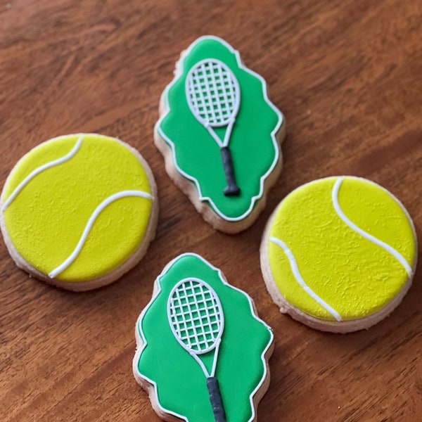 Tennis Cookies - Etsy