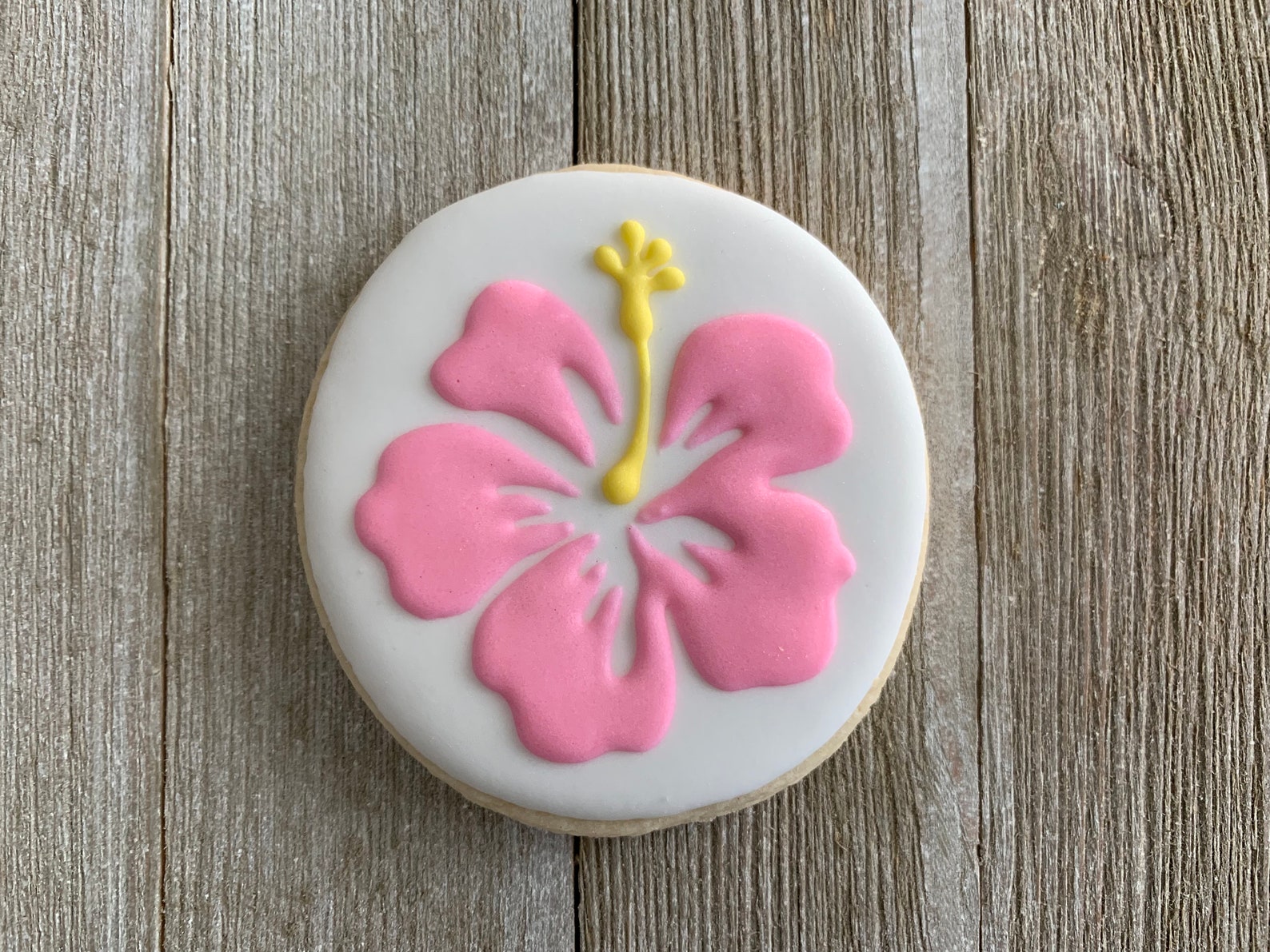 Hibiscus flower Cookies flower cookies Birthday Cookies | Etsy