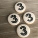 Number Birthday Cookies | Any Number Cookies, Large Cookies, Birthday ...