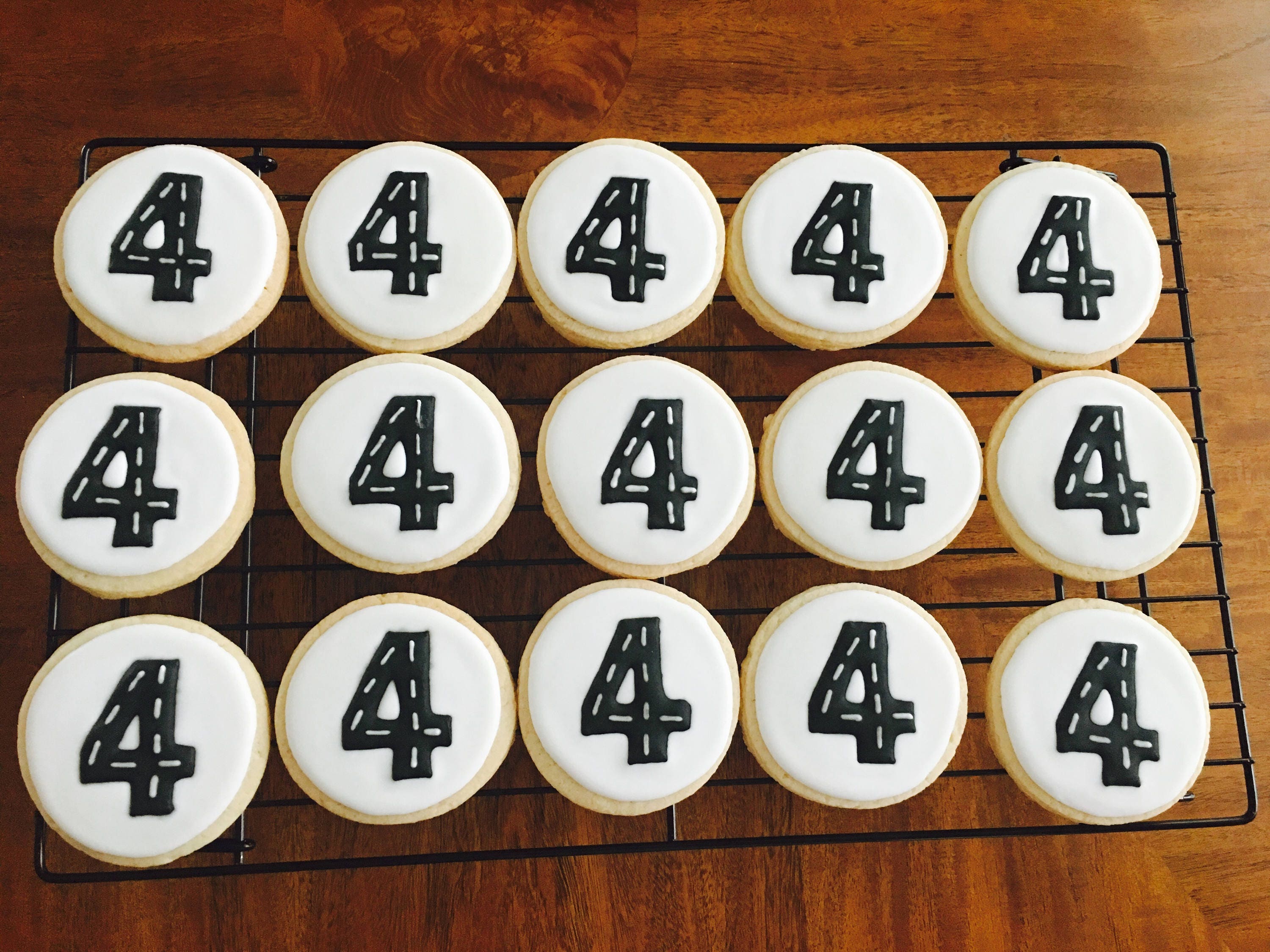 Number Birthday Cookies Any Number Cookies Large Cookies | Etsy