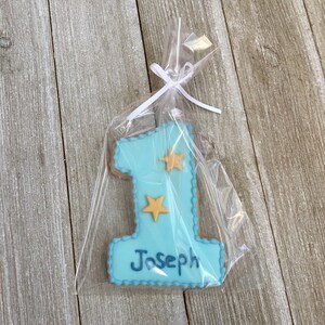 Number One Birthday Cookie | Any Number Cookies, Large Cookies ...