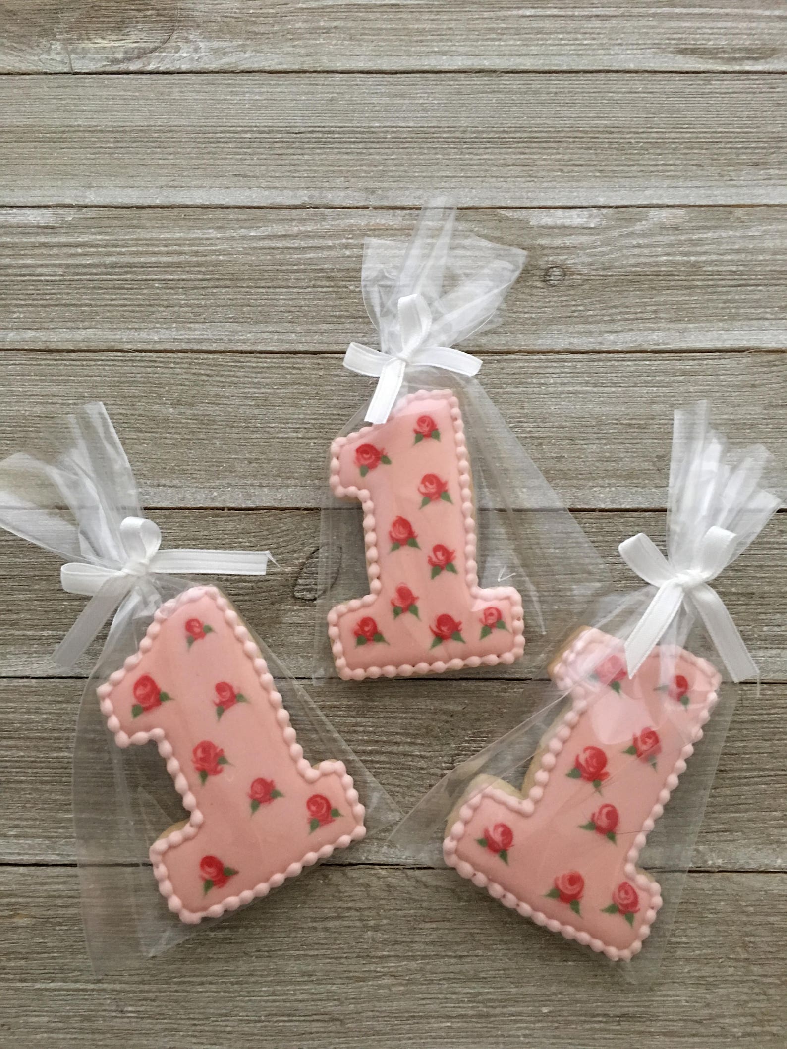 Number One Birthday Cookie Any Number Cookies Large | Etsy