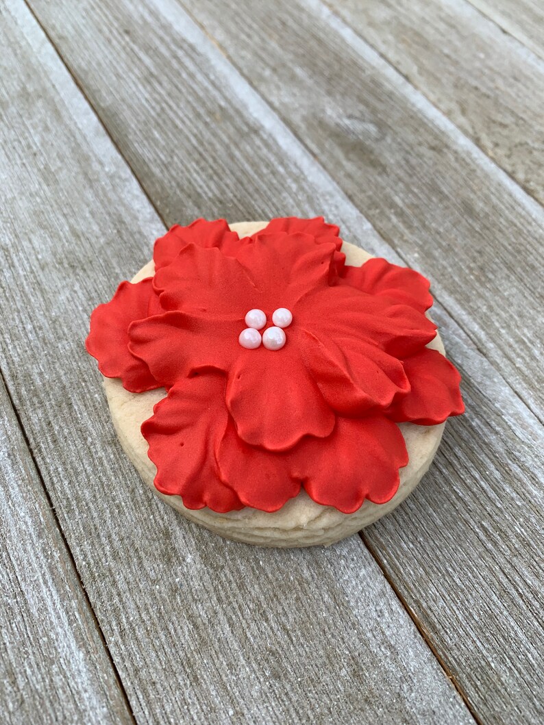 Flower Cookies Flower Cookies Birthday Cookies Theme | Etsy