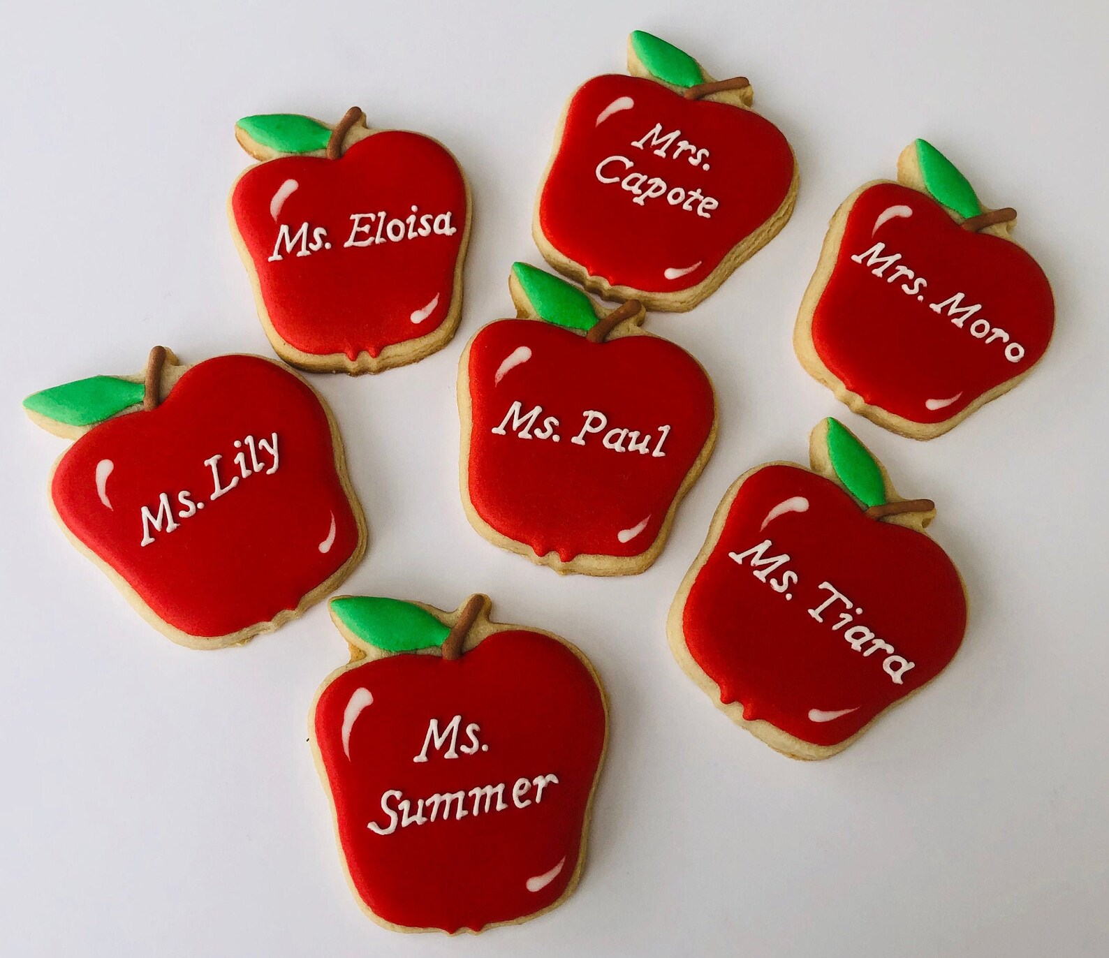Teacher Cookies Teacher Appreciation Week Cookies Apple | Etsy