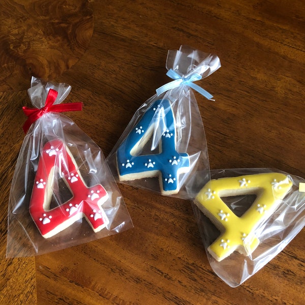 Number Cookies - Etsy