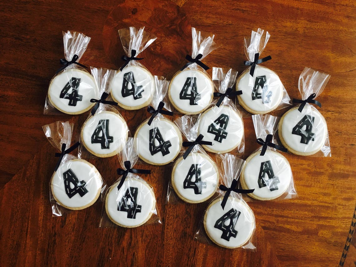 Number Birthday Cookies Any Number Cookies Large Cookies - Etsy