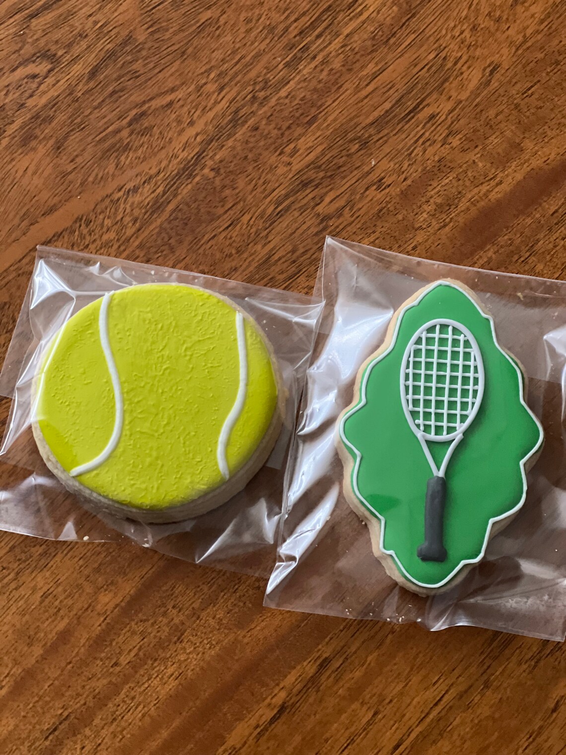 Tennis Cookies Rackets Cookies Large Cookies Birthday - Etsy