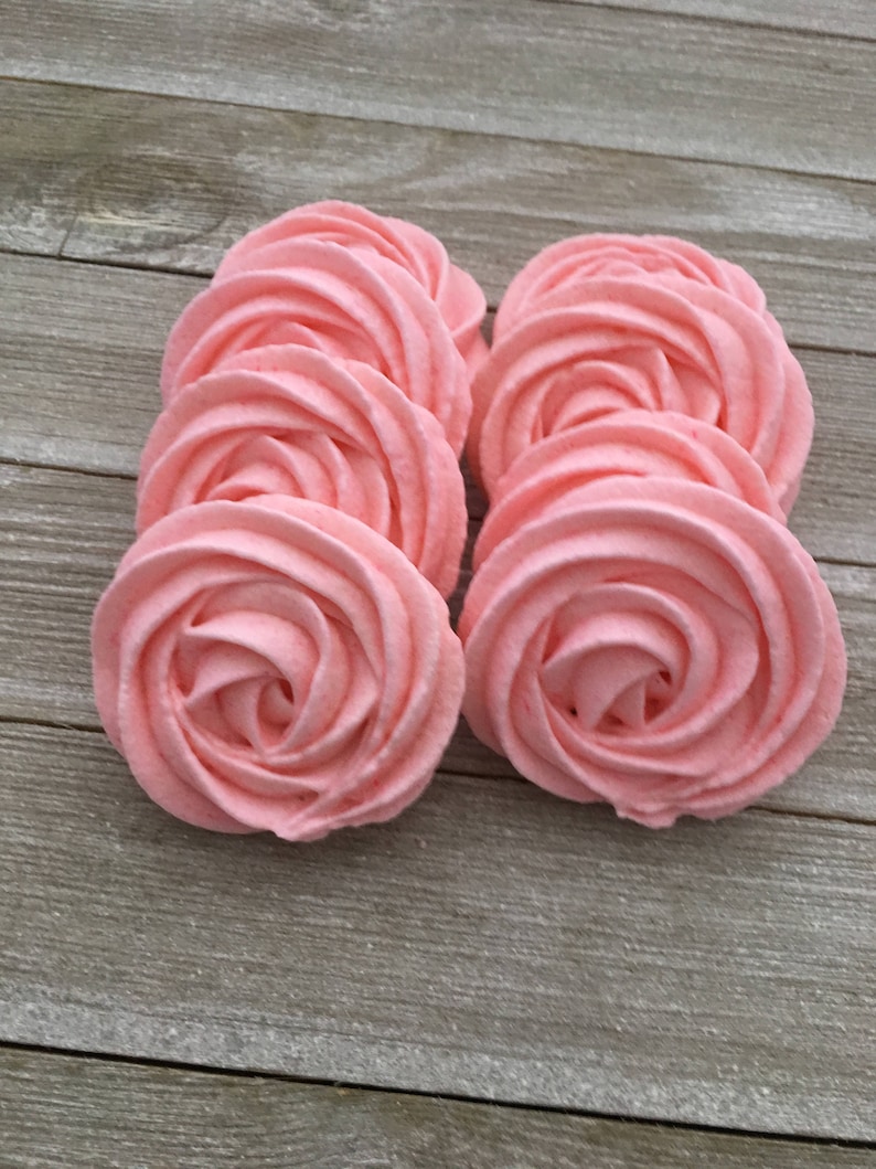 Meringue Cookies French Meringue Cookies Rose Meringue | Etsy
