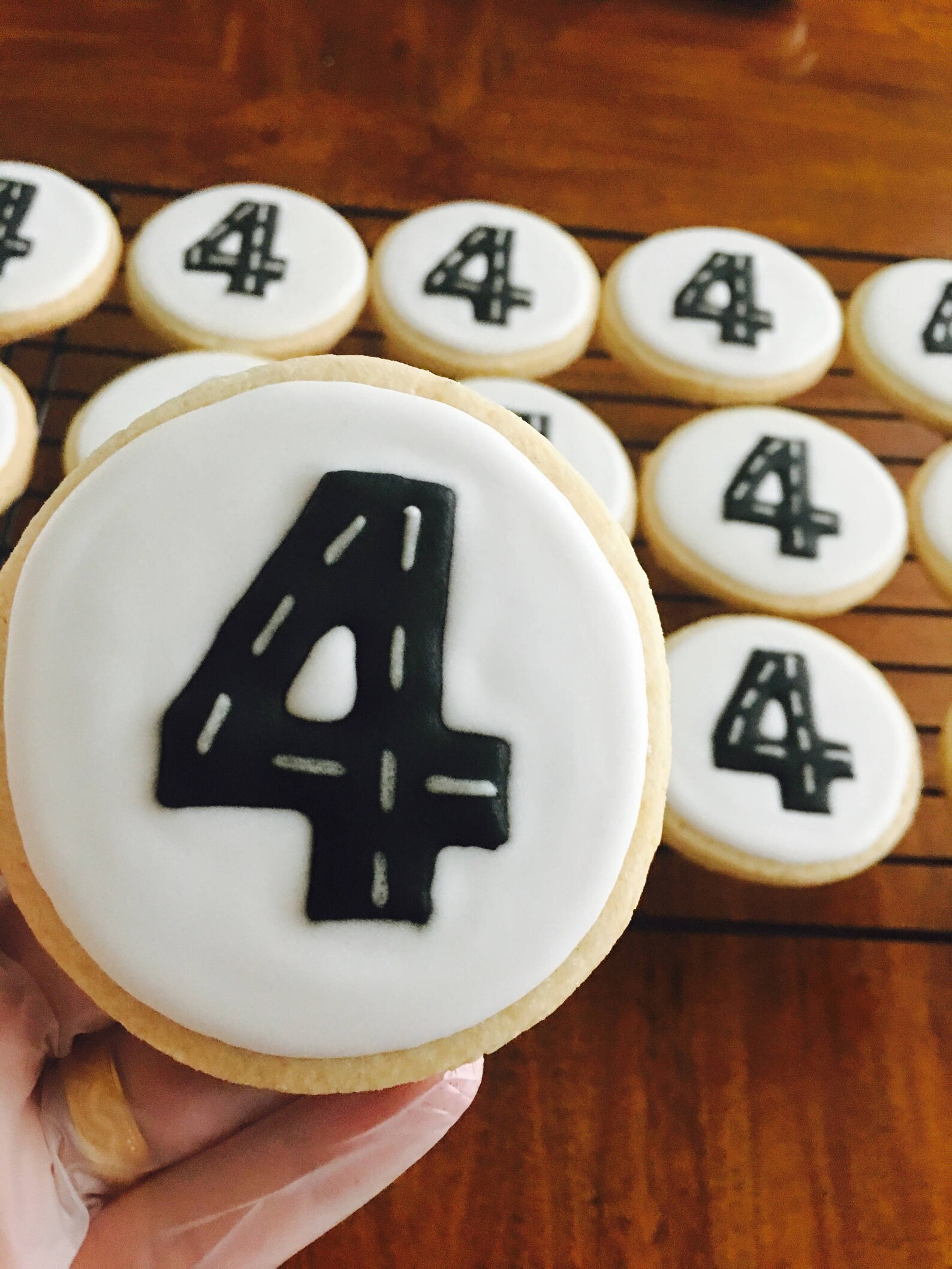 Number Birthday Cookies Any Number Cookies Large Cookies | Etsy