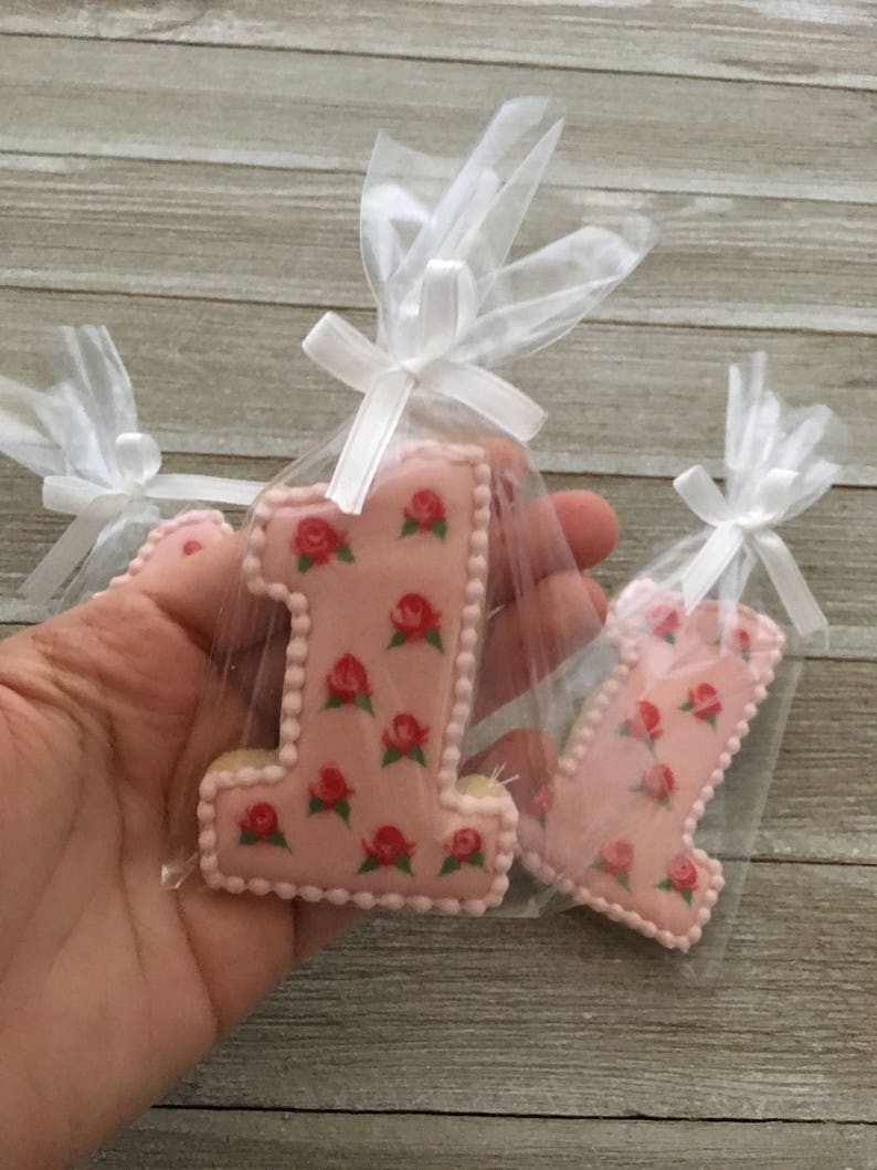 Number One Birthday Cookie Any Number Cookies Large - Etsy