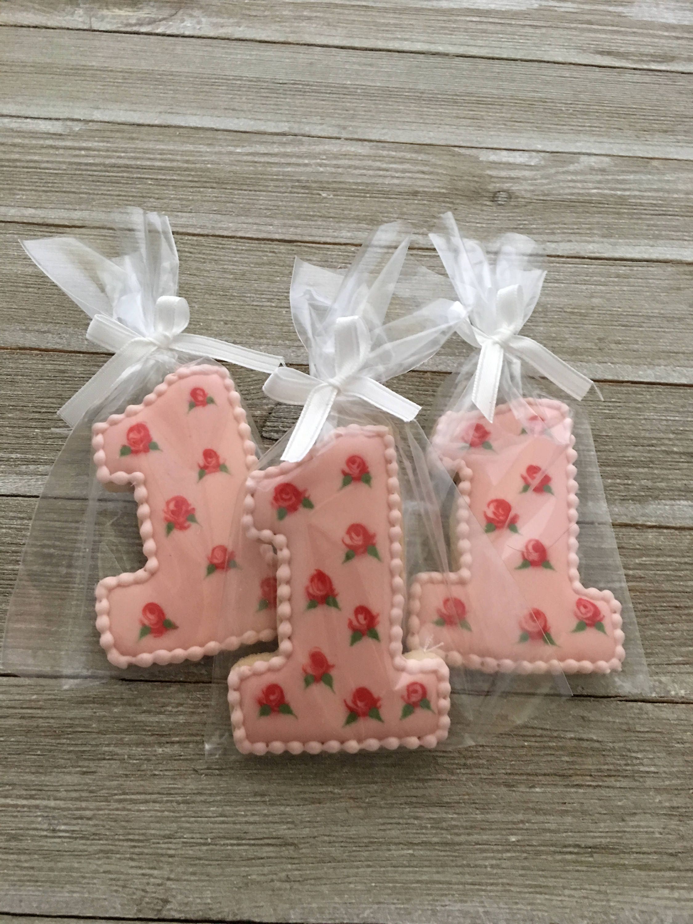 Number One Birthday Cookie Any Number Cookies Large - Etsy