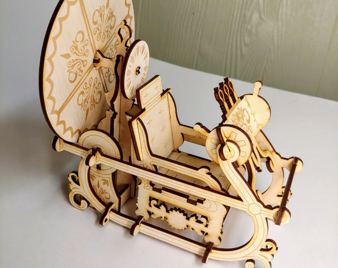 Laser Cut Time Machine Cutting Files Steampunk Creation - Etsy