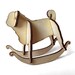 Pug Dog Laser Cut Wooden Puzzle Rocker. Vector File for Laser - Etsy