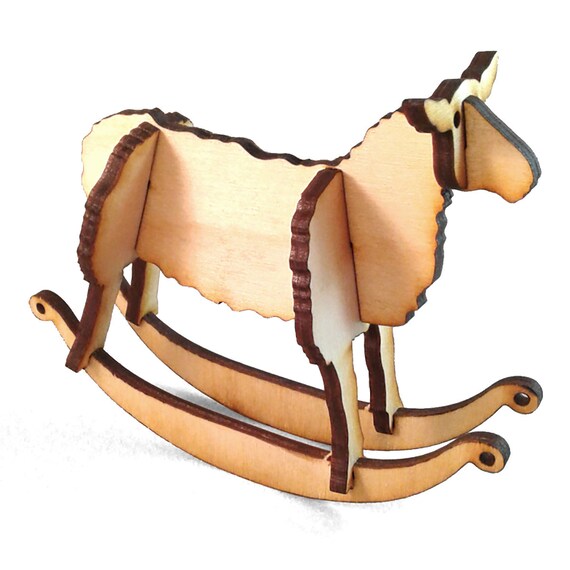 Sheep Laser Cut Wooden Puzzle Rocker. Vector File for Laser | Etsy