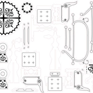 Laser Cut Time Machine - Cutting Files - Steampunk Creation - Vector ...