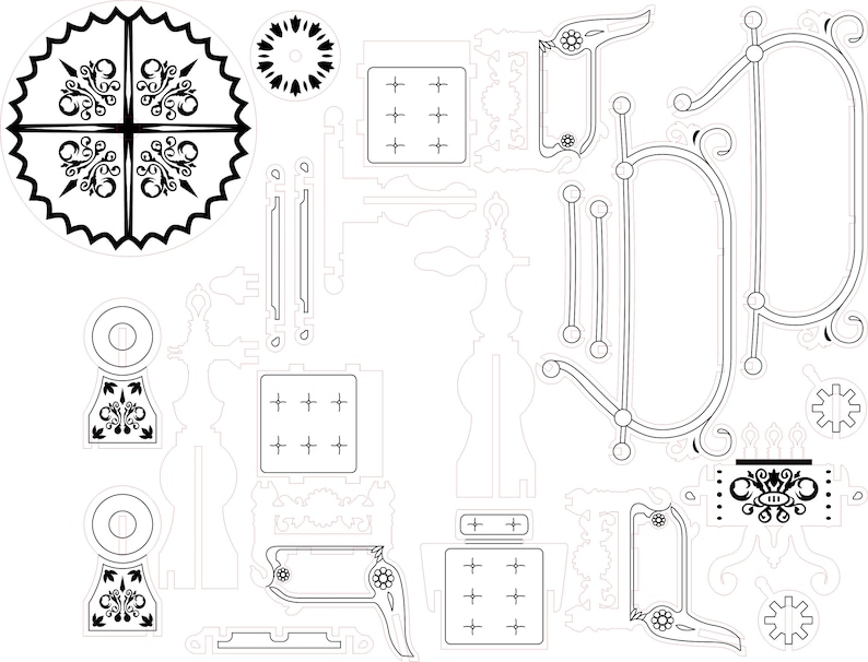 Laser Cut Time Machine - Cutting Files - Steampunk Creation - Vector ...