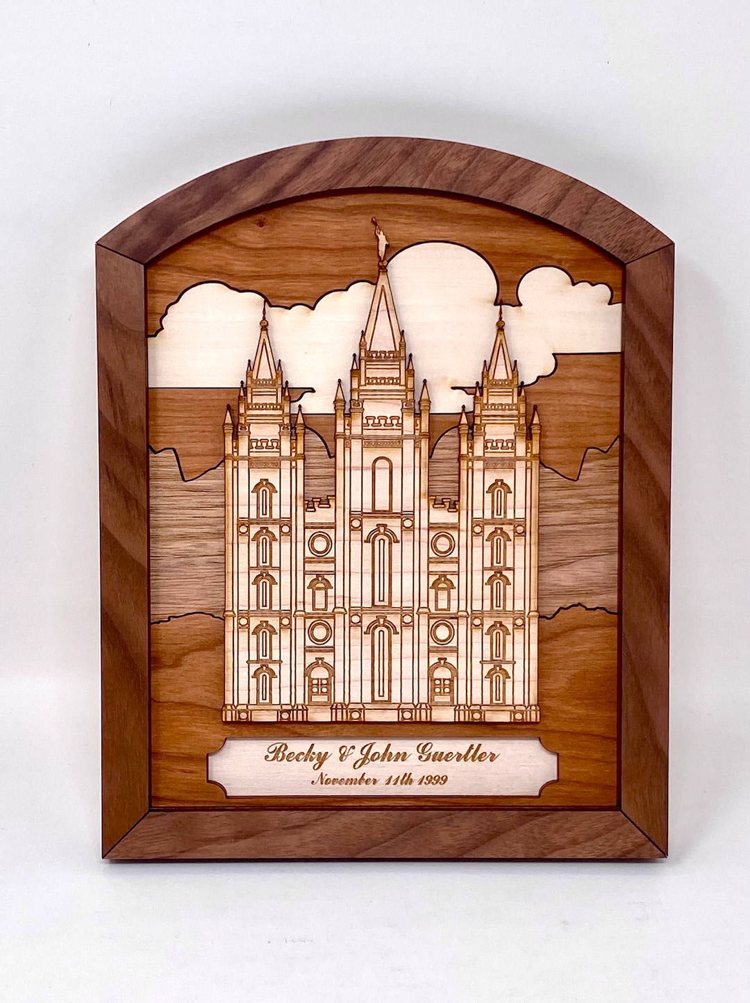Temple Wooden Plaque - Custom & Personalized Temple Plaques - Etsy