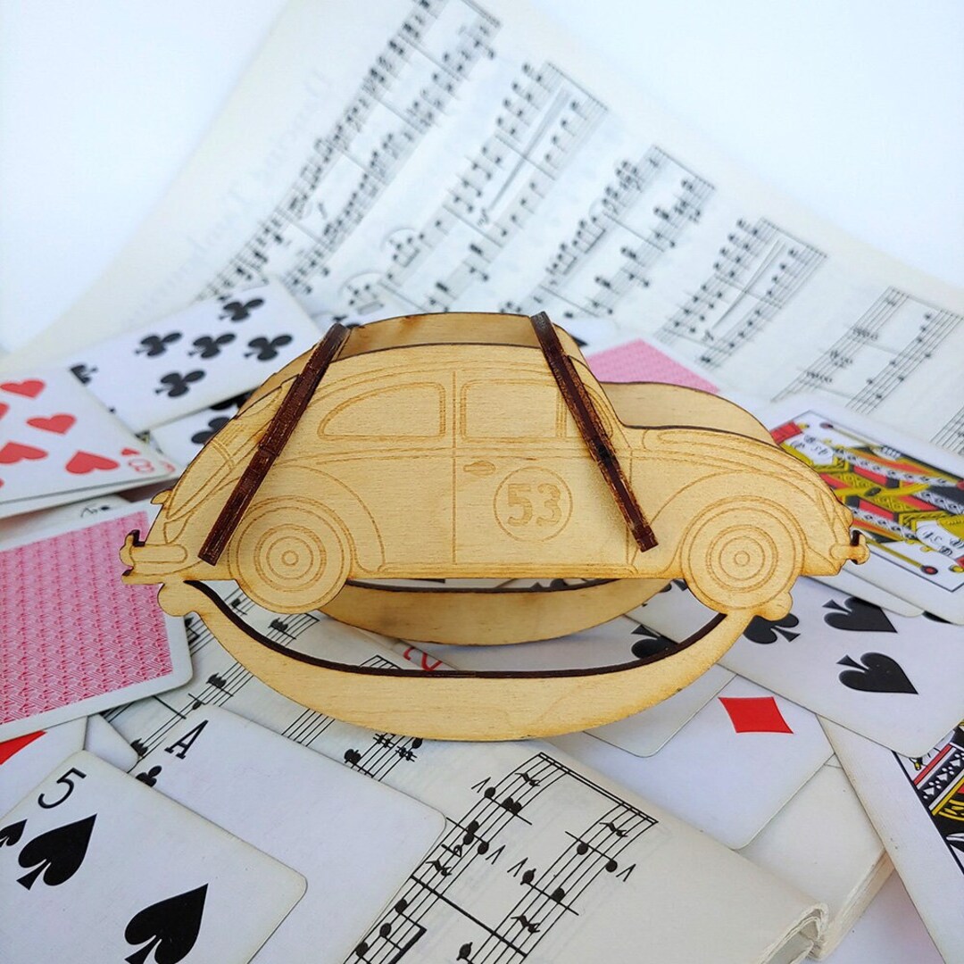VW Bug Cut Wooden Puzzle Rocker. Vector File for Laser Cutting, CNC ...