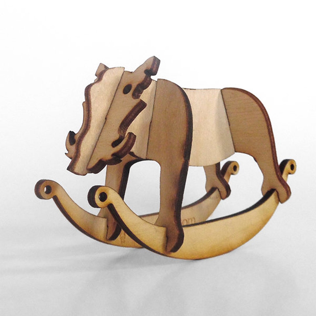 Warthog Laser Cut Wooden Puzzle Rocker. Vector File for Laser Cutting ...