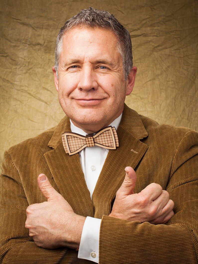 Steam Punk Fashion Bow Tie - Moving Wood Gears - Maximus Deiselpunk ...