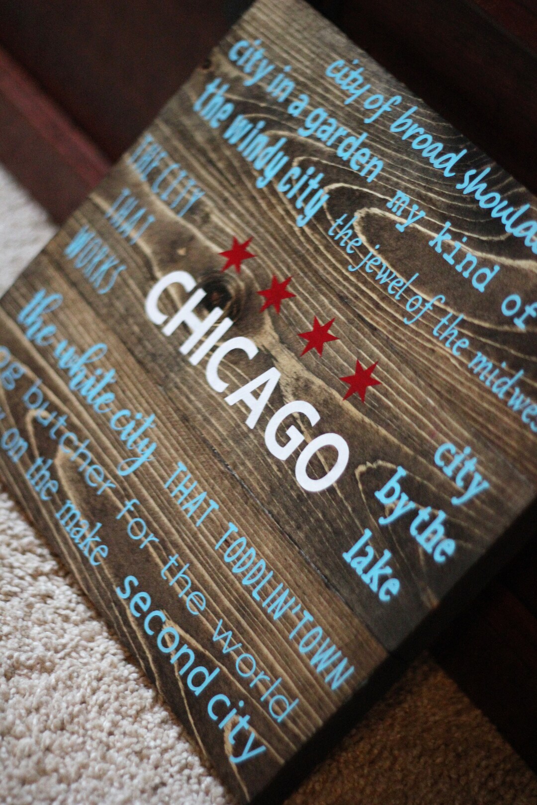 Chicago Nicknames Plaque - Etsy
