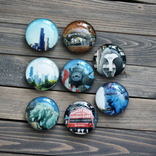Chicago Magnets - Etsy