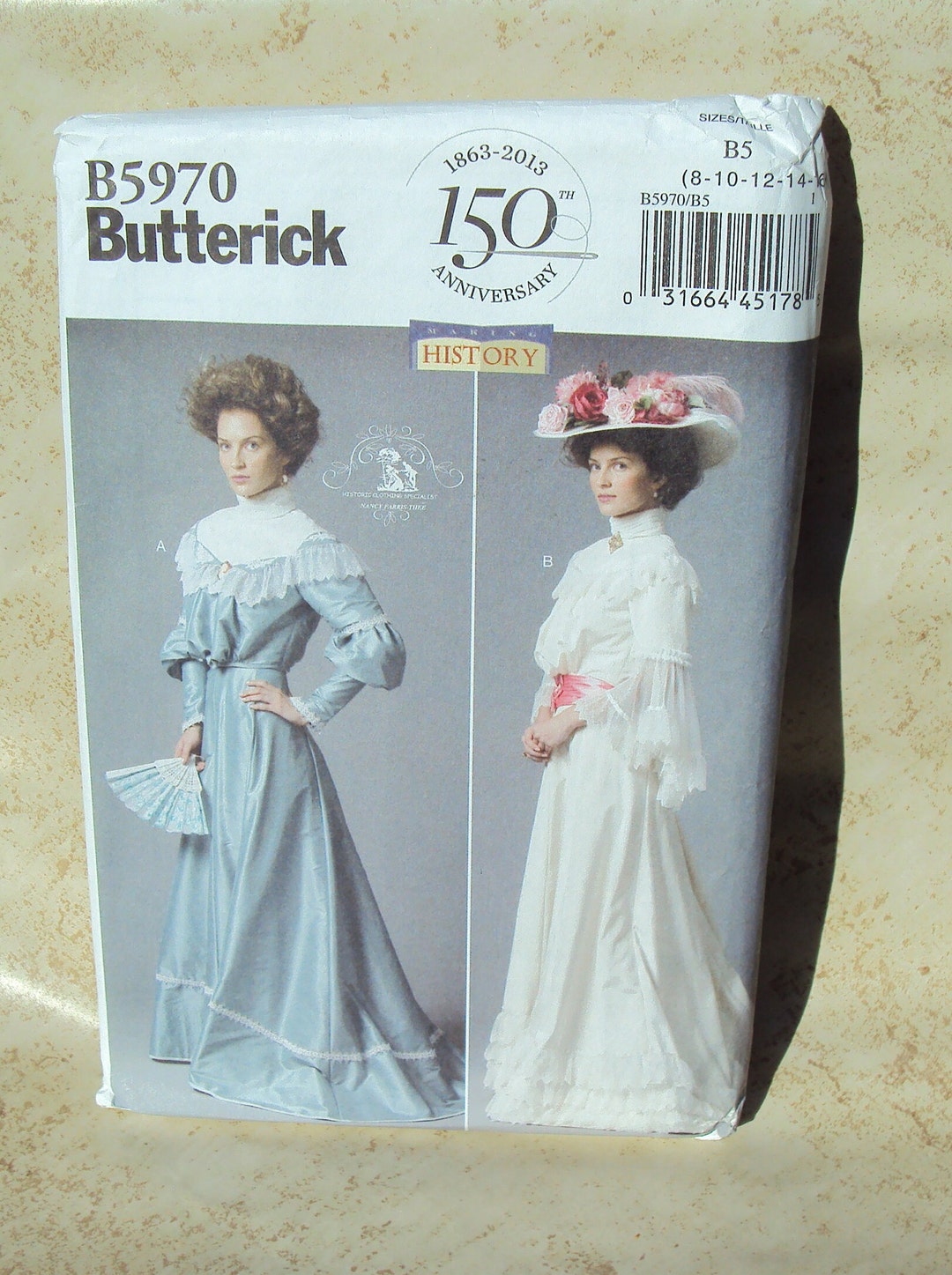 Butterick Sewing Pattern 5970 - Misses Historical Victorian Edwardian ...