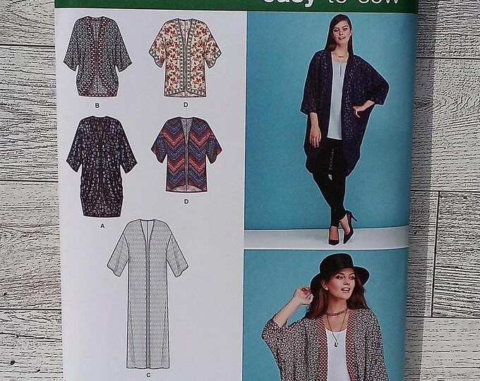 Simplicity Easy Sewing Pattern 1108 - Misses Kimono's & Duster in ...