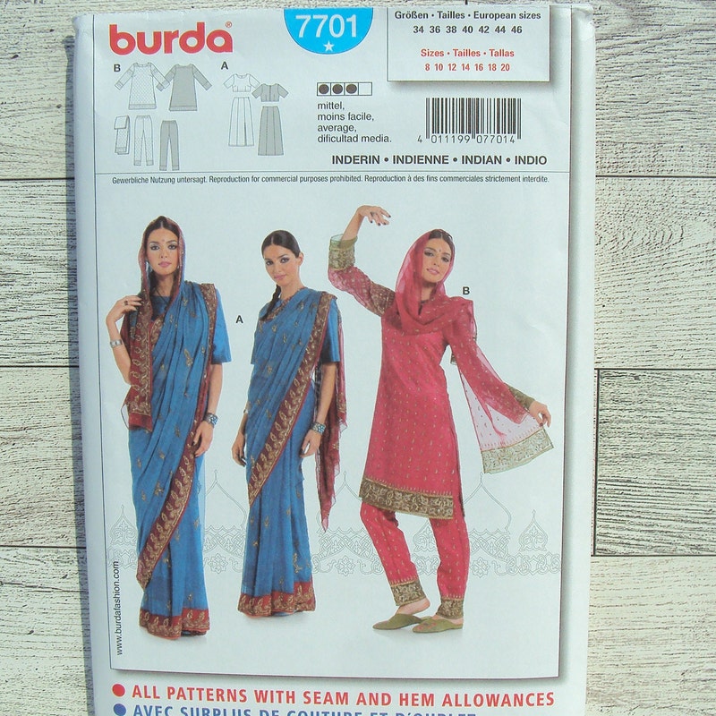Sari Pattern Sewing - Etsy