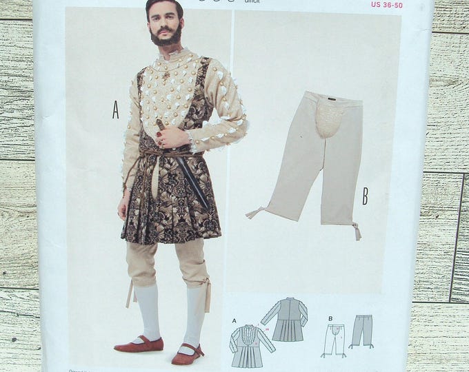 Burda Sewing Pattern 6888 - King Henry VIII Renaissance Costume -tunic ...