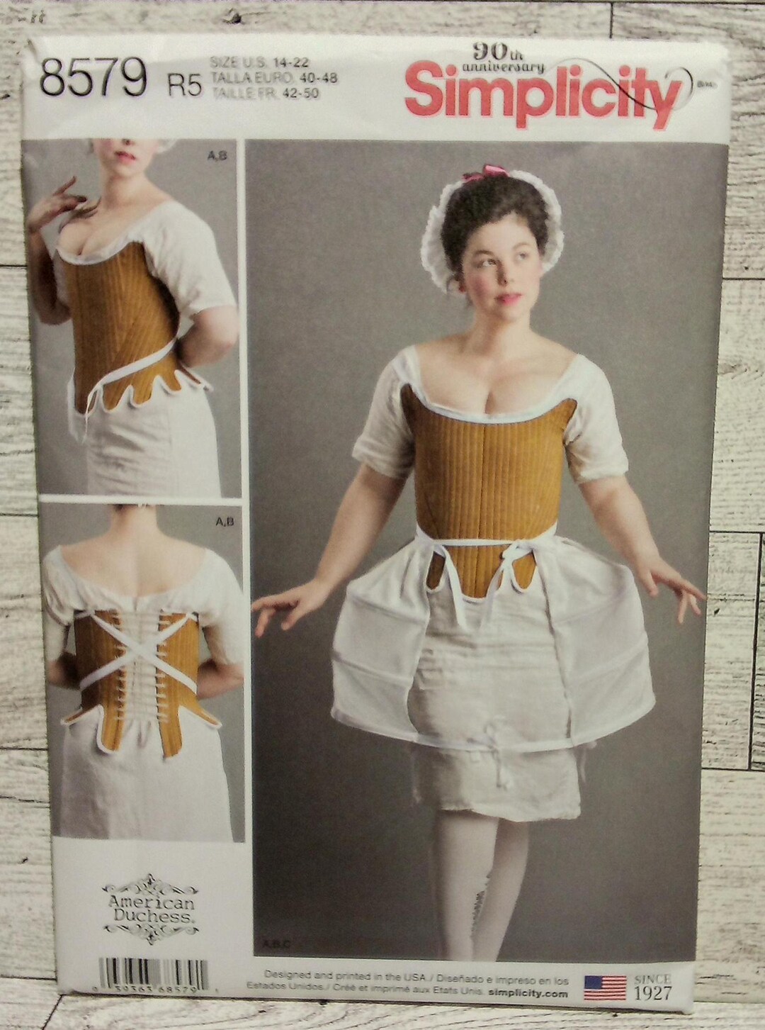 Simplicity Sewing Pattern 8579 - Misses 18th Century Undergarments ...