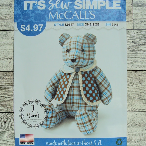 Teddy Bear Vest Pattern - Etsy