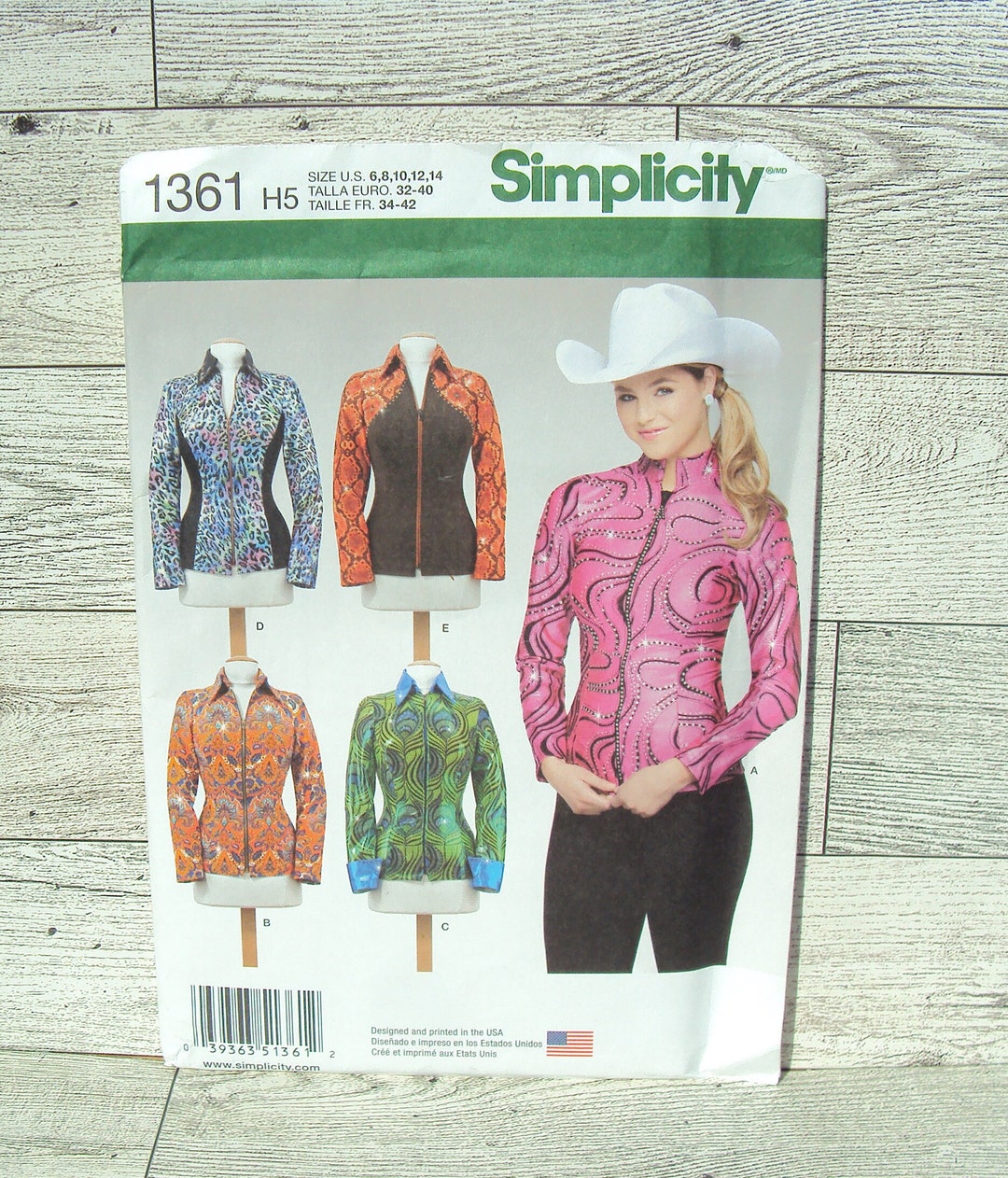 Simplicity Sewing Pattern 1361 Misses' Knit Equestrian Performance ...