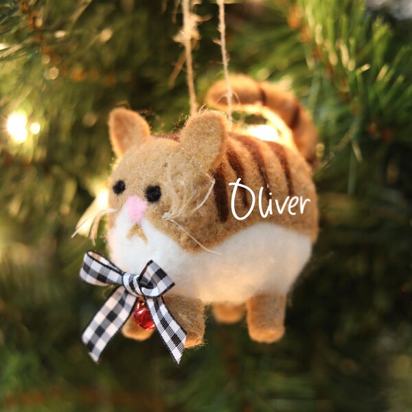 Custom Cat Ornament - Etsy